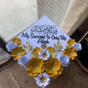 123 Personalized Muslim Graduation Cap | Quran Quotes Graduation Cap ...