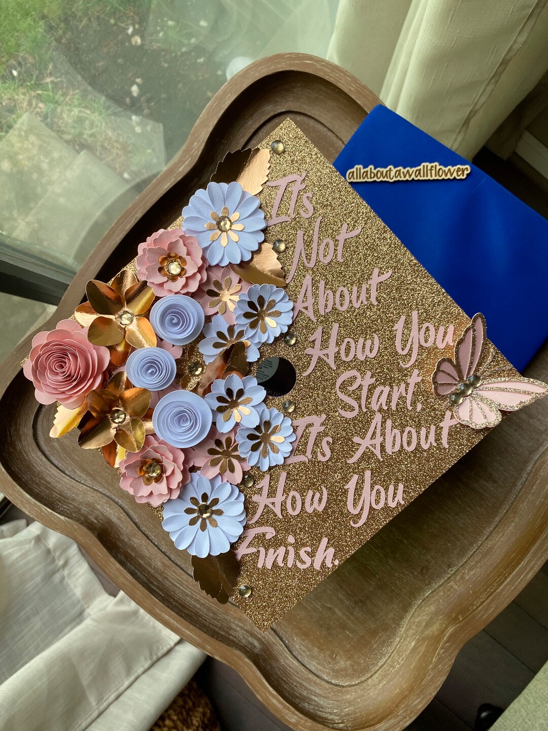 33 Custom Personalized Its Not About How You Start Graduation Cap ...