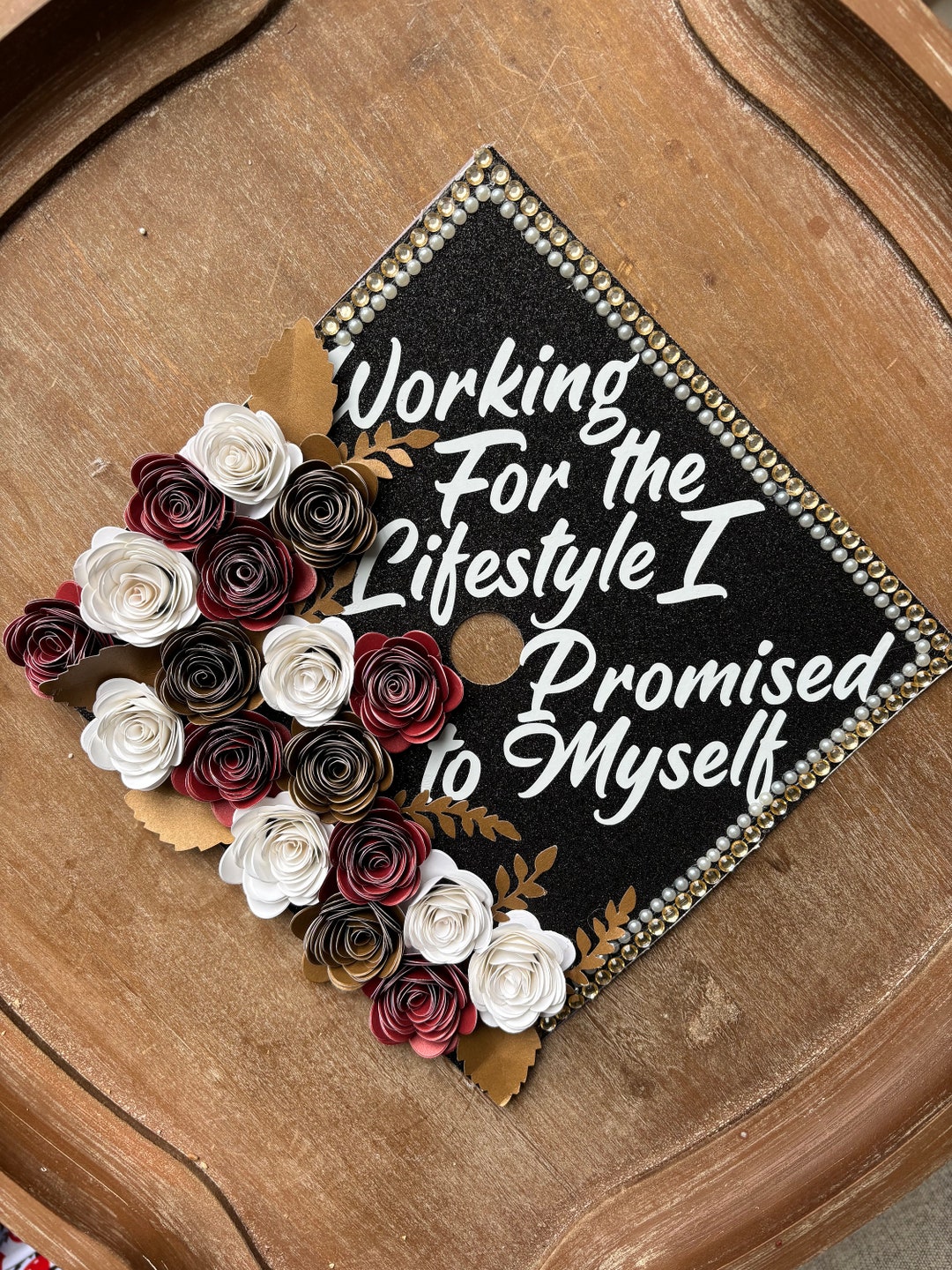 126 Custom Personalized Graduation Cap Topper, Custom Quote Graduation ...