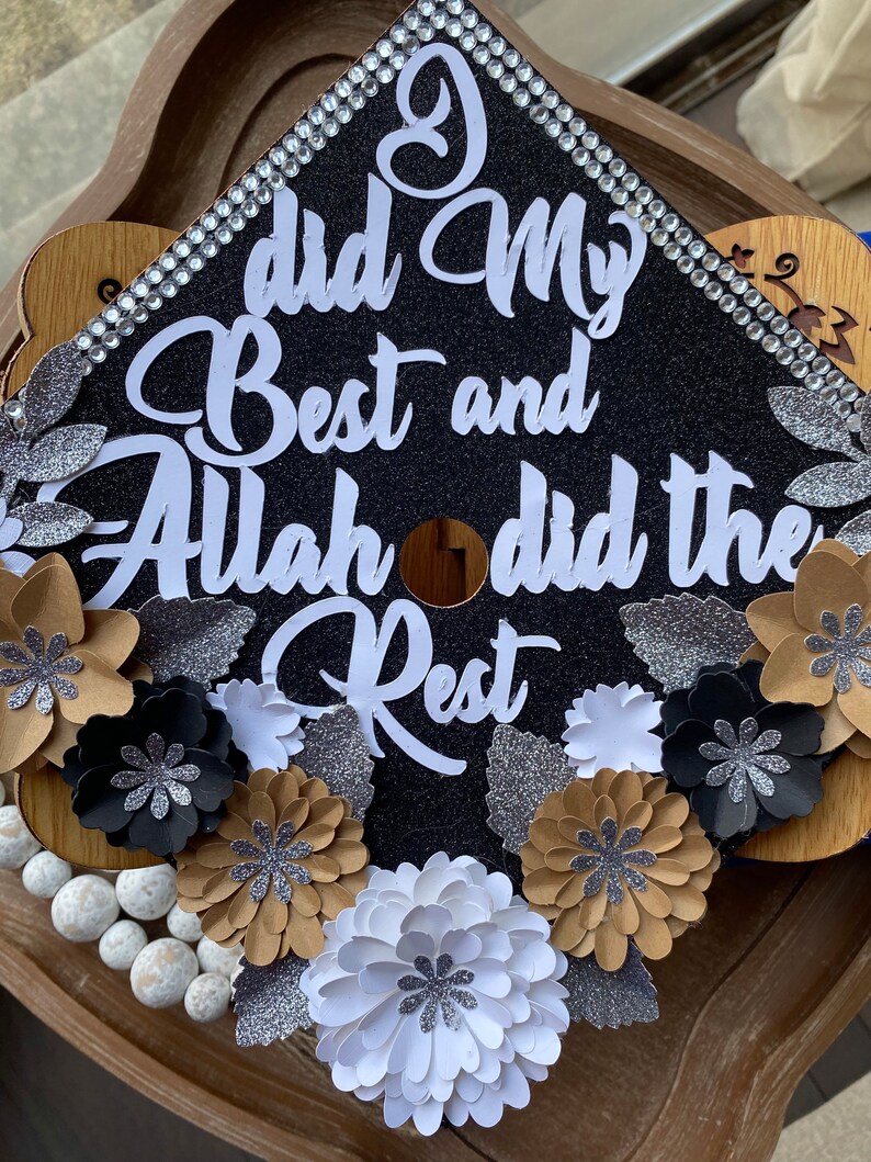 46 Personalized Muslim Graduation Cap Quran Quotes - Etsy