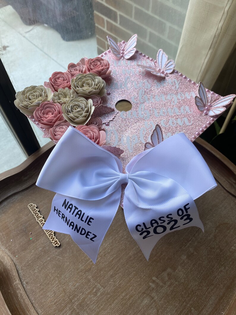 125 Spanish Graduation Cap Topper, Graduation Flower Cap Topper, Grad ...