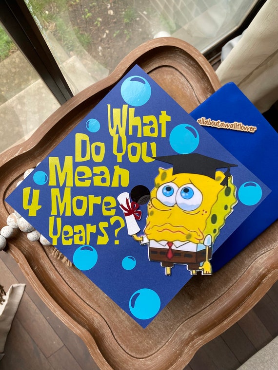 5 Funny Graduation Cap Funny Graduation Topper Four More - Etsy