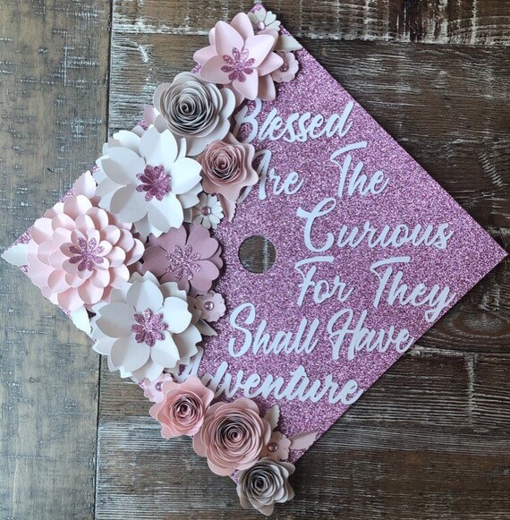 91 Custom personalized Graduation Cap topper, Flower Graduation cap ...