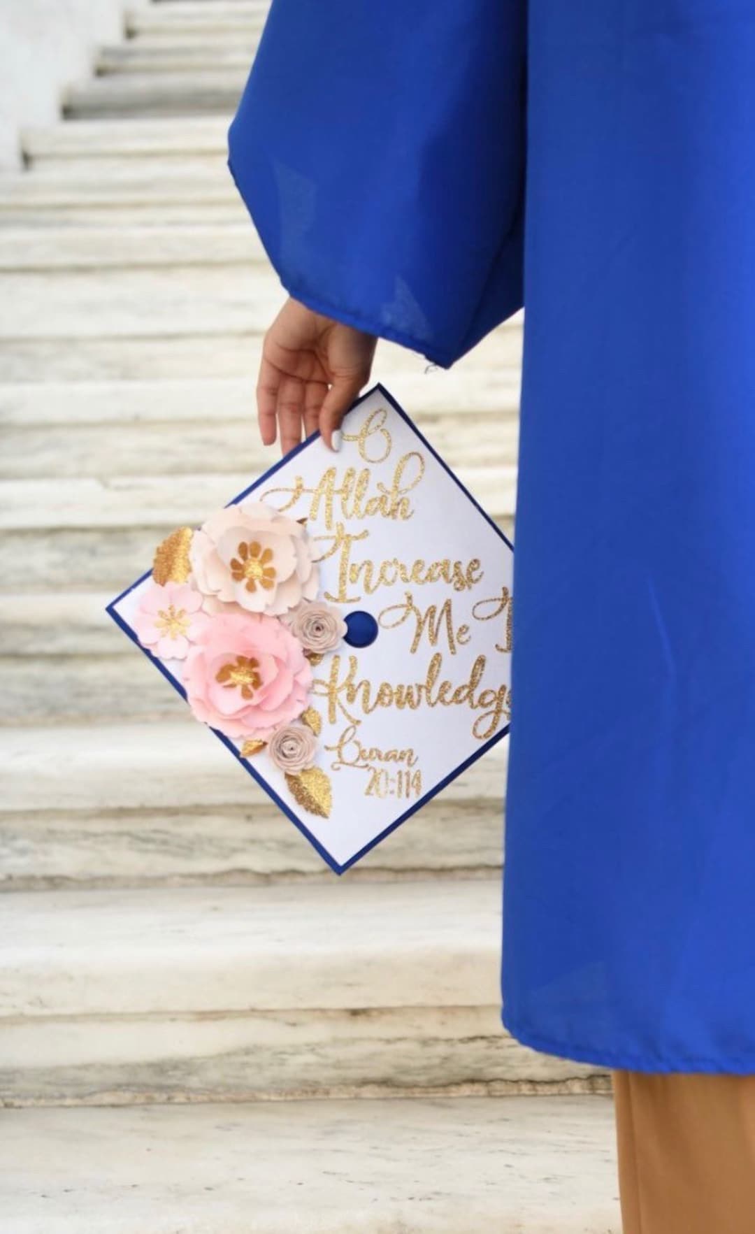 97 Personalized Muslim Graduation Cap | Quran Quotes Graduation Cap ...