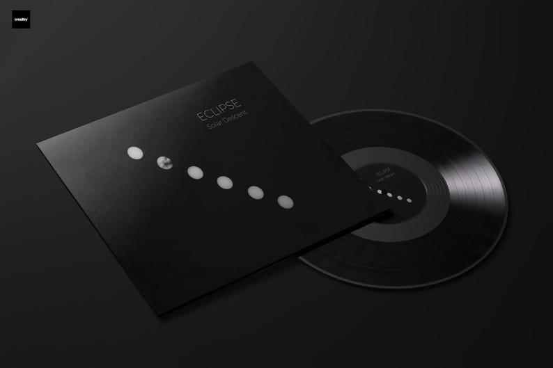 Album Art License (standard) | Solar Descent (black & White ...