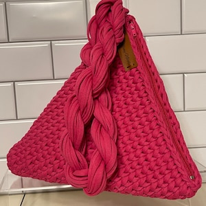 Pyramid Crochet Handbag - Etsy