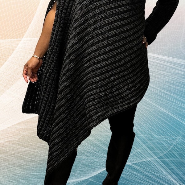 Crochet Poncho - Etsy