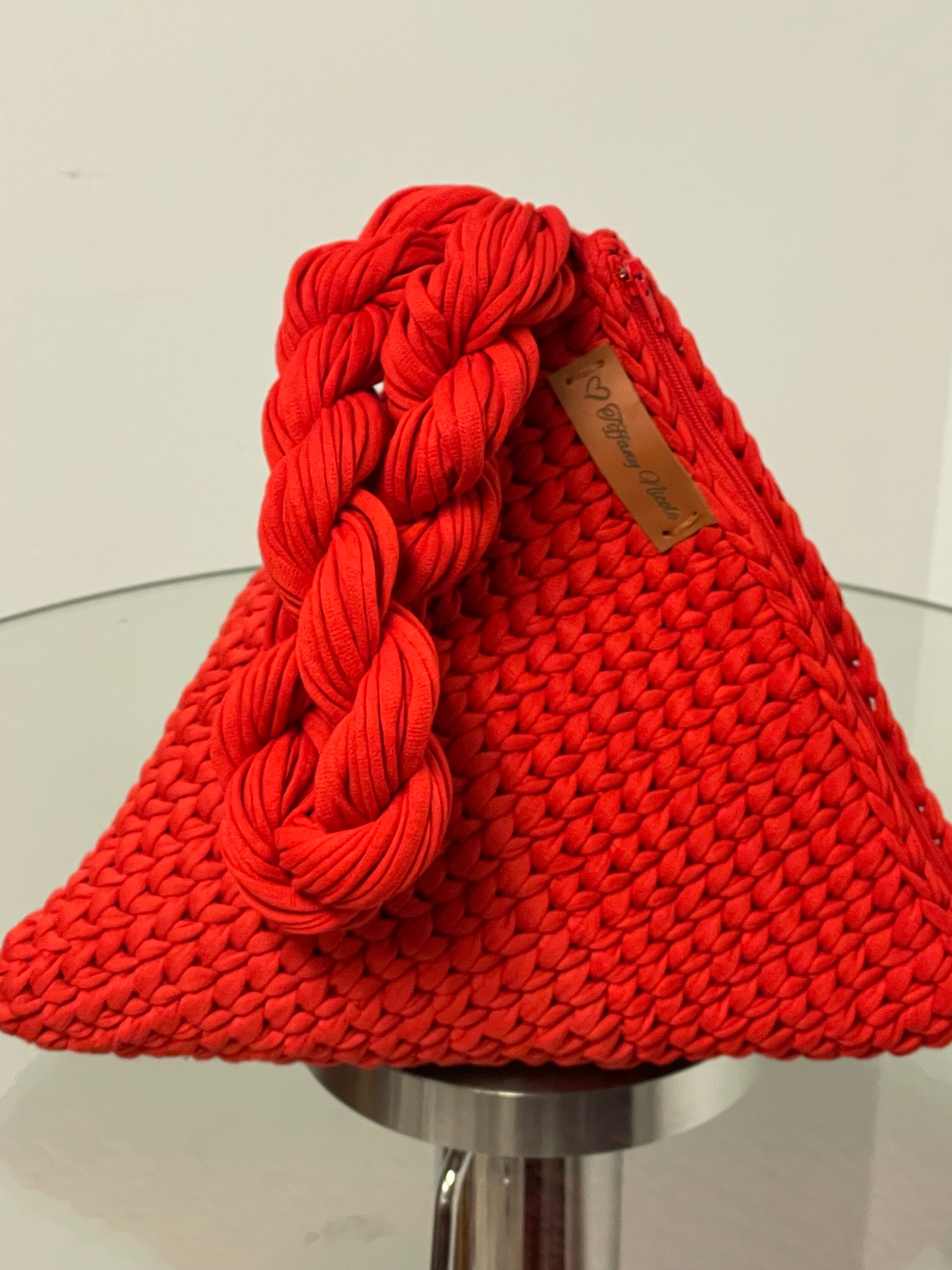 Pyramid Crochet Handbag - Etsy