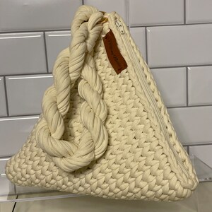 Pyramid Crochet Handbag - Etsy
