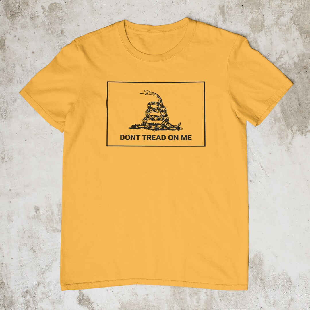 Dont Tread on Me DTOM Gadsden Matte Flag Tactical Shirt - Etsy