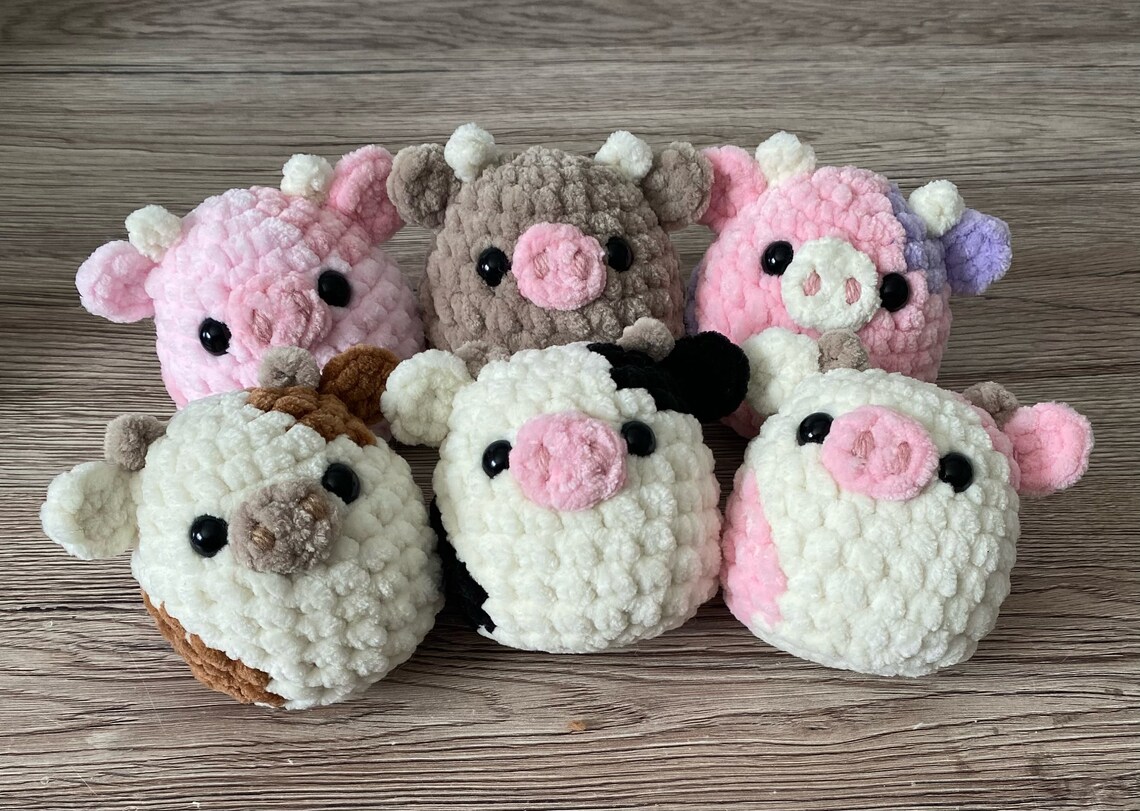 Crochet Squishy Cow Pattern PDF PATTERN - Etsy Canada