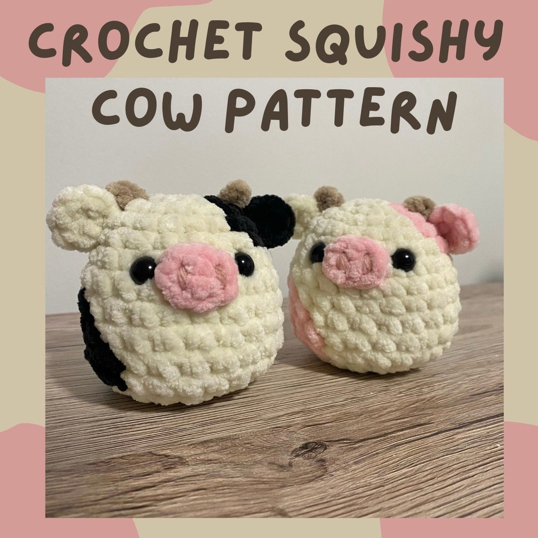 Crochet Squishy Cow Pattern | PDF PATTERN - Etsy
