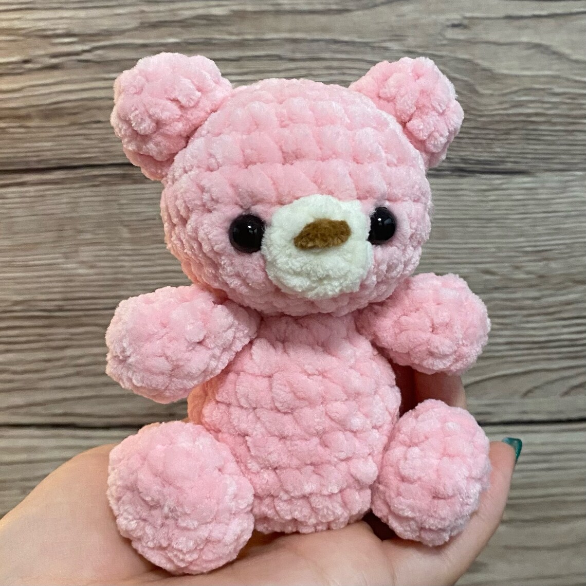 Crochet Teddy Bear Desk Buddy Pattern PDF Download - Etsy
