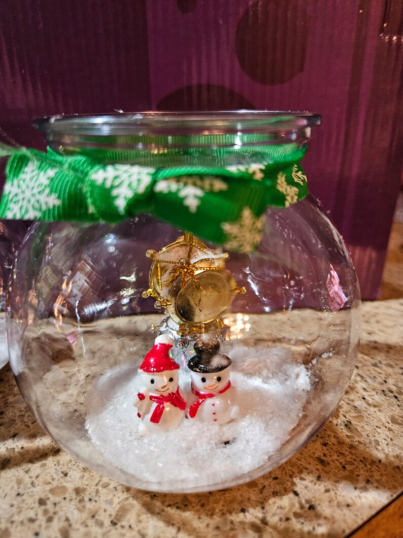 Winter Snowman Ivy Bowl - Etsy