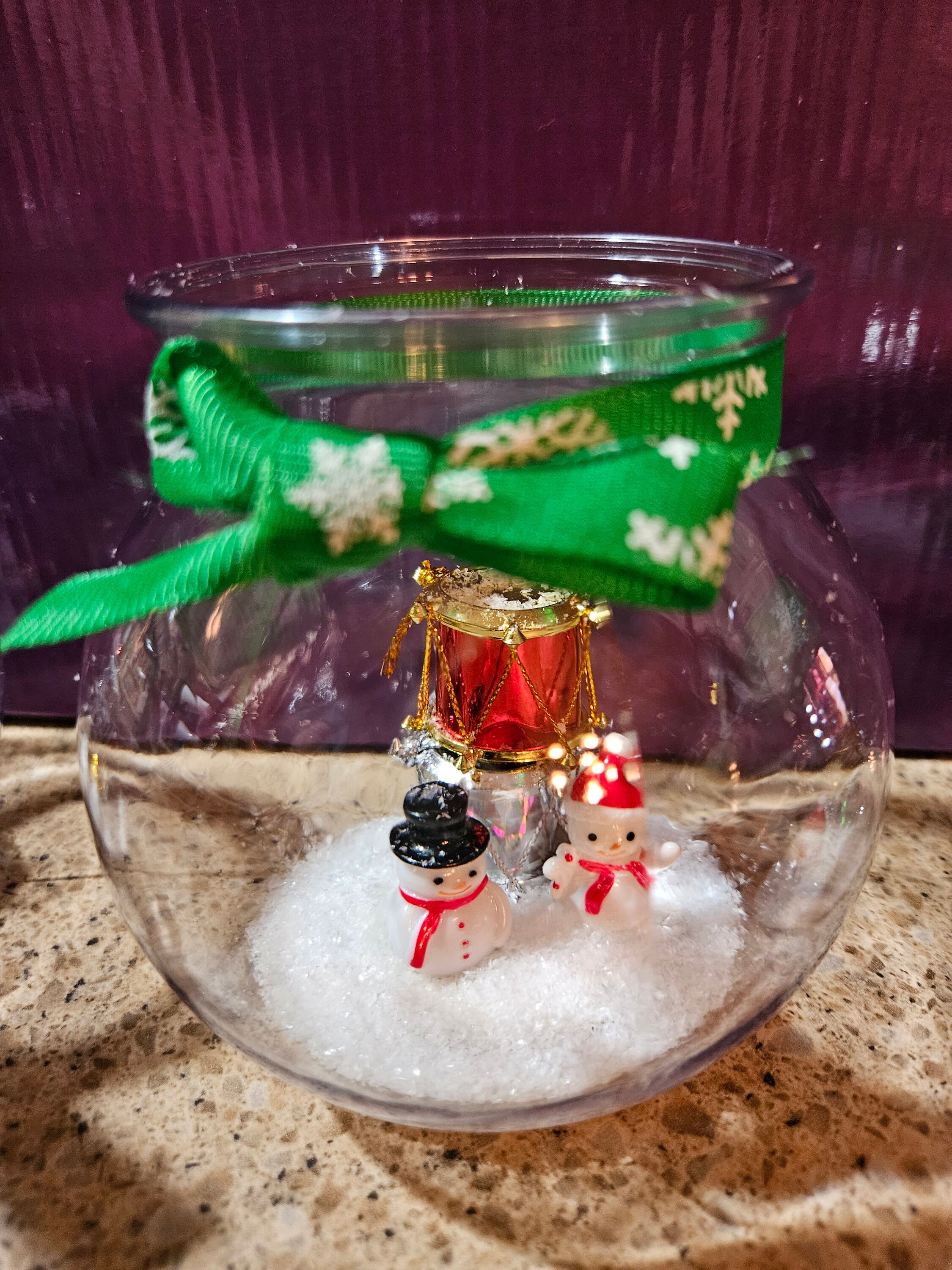 Winter Snowman Ivy Bowl - Etsy