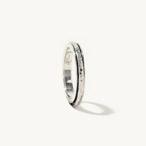 Fausta Spinner Ring, Handmade, 925 Sterling Silver, Handmade Anxiety ...