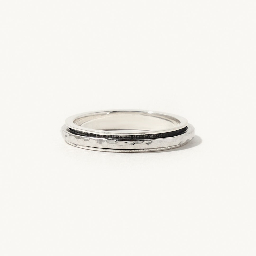 Fausta Spinner Ring, Handmade, 925 Sterling Silver, Handmade Anxiety ...