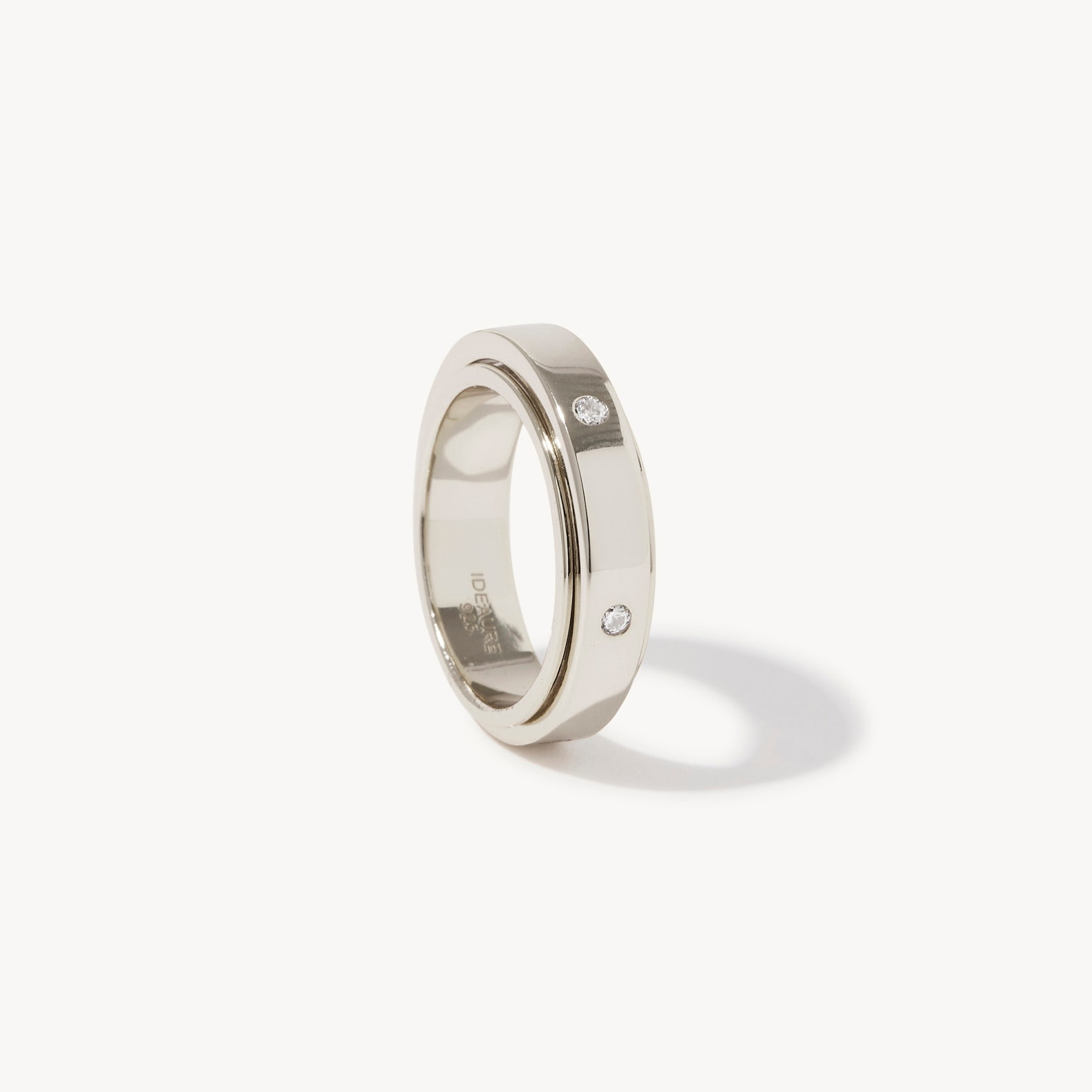 Rosa Spinner Ring - Handmade 14K Yellow Gold Handmade Spinner Ring Boho ...