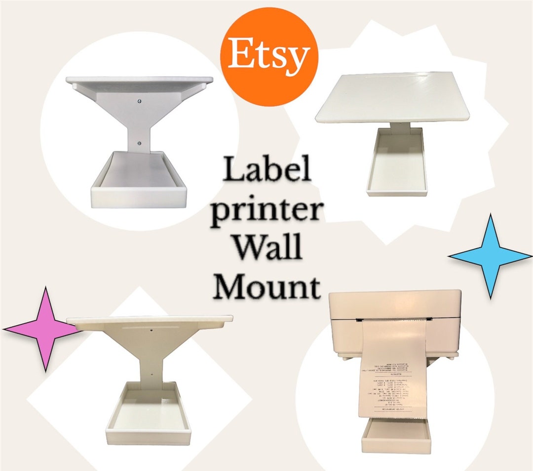 Label Printer Wall Holder - Etsy