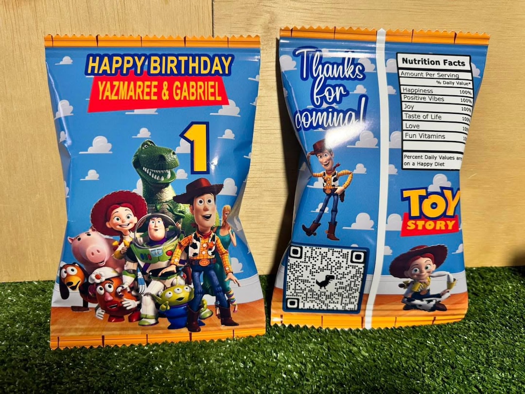 Chip Bags | Toy Story - Etsy
