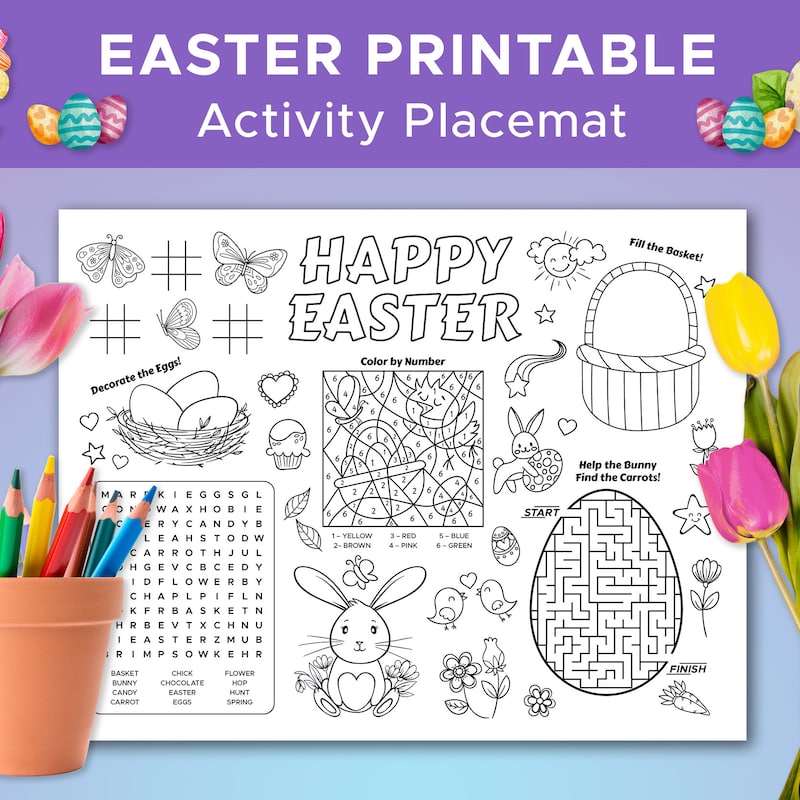 Easter Placemats - Etsy