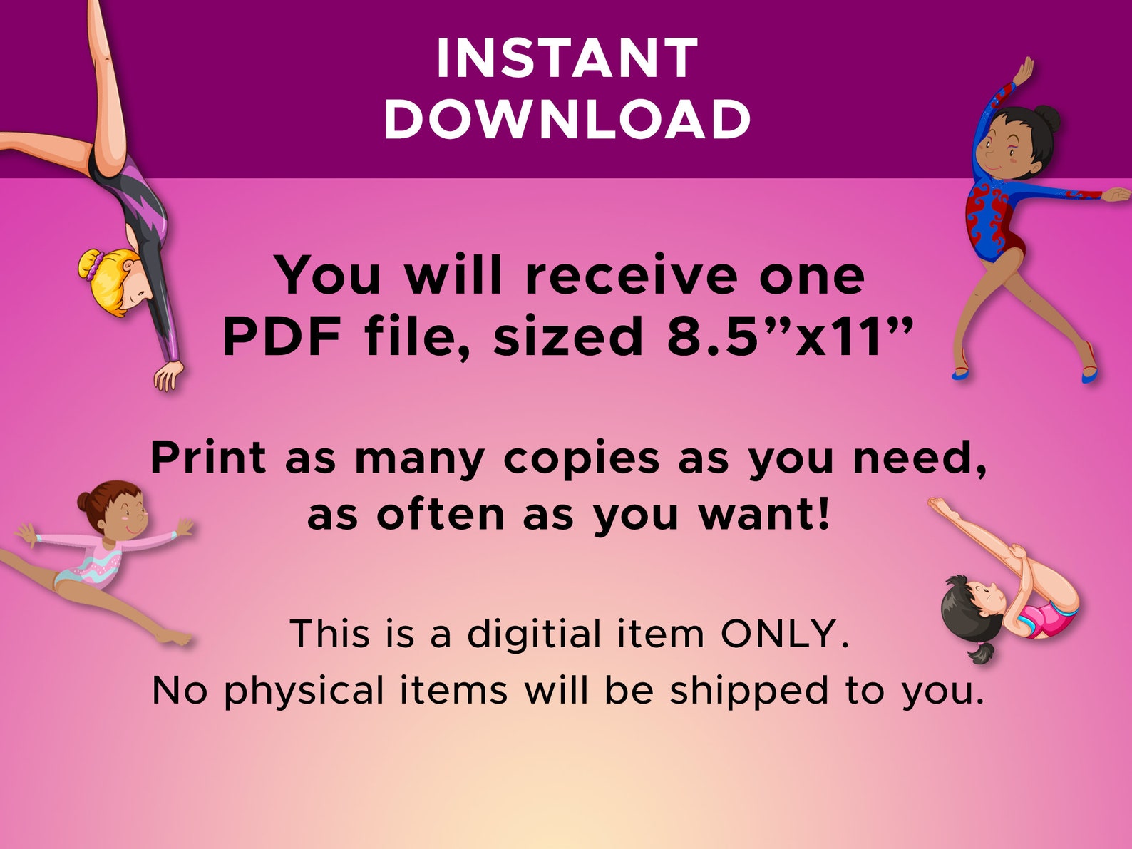 Gymnastics Themed Activity Sheet, Gymnast Coloring Sheet, Tumbling ...