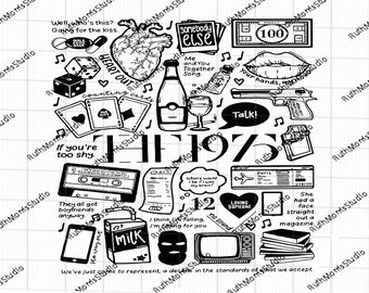 The 1975 Band Svg - Etsy
