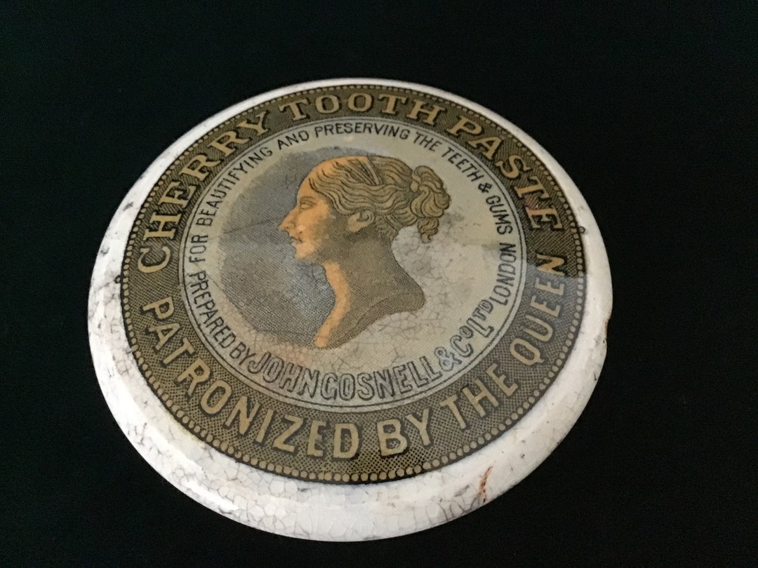 Antique 1800’s John Gosnell Cherry Toothpaste Pot and Lid - Etsy