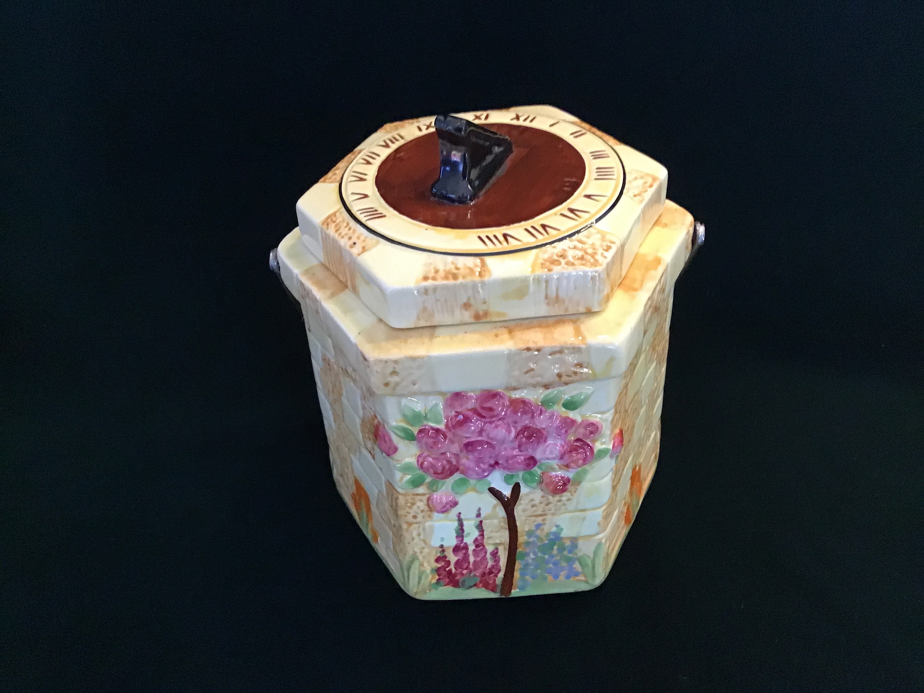 Antique 1930’s Beswick Pottery Art Deco “sundial” Hexagon Biscuit/tea ...