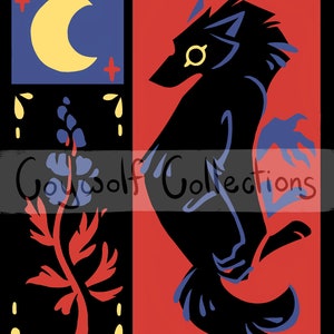 Werewolf Iron-on Patch - Etsy