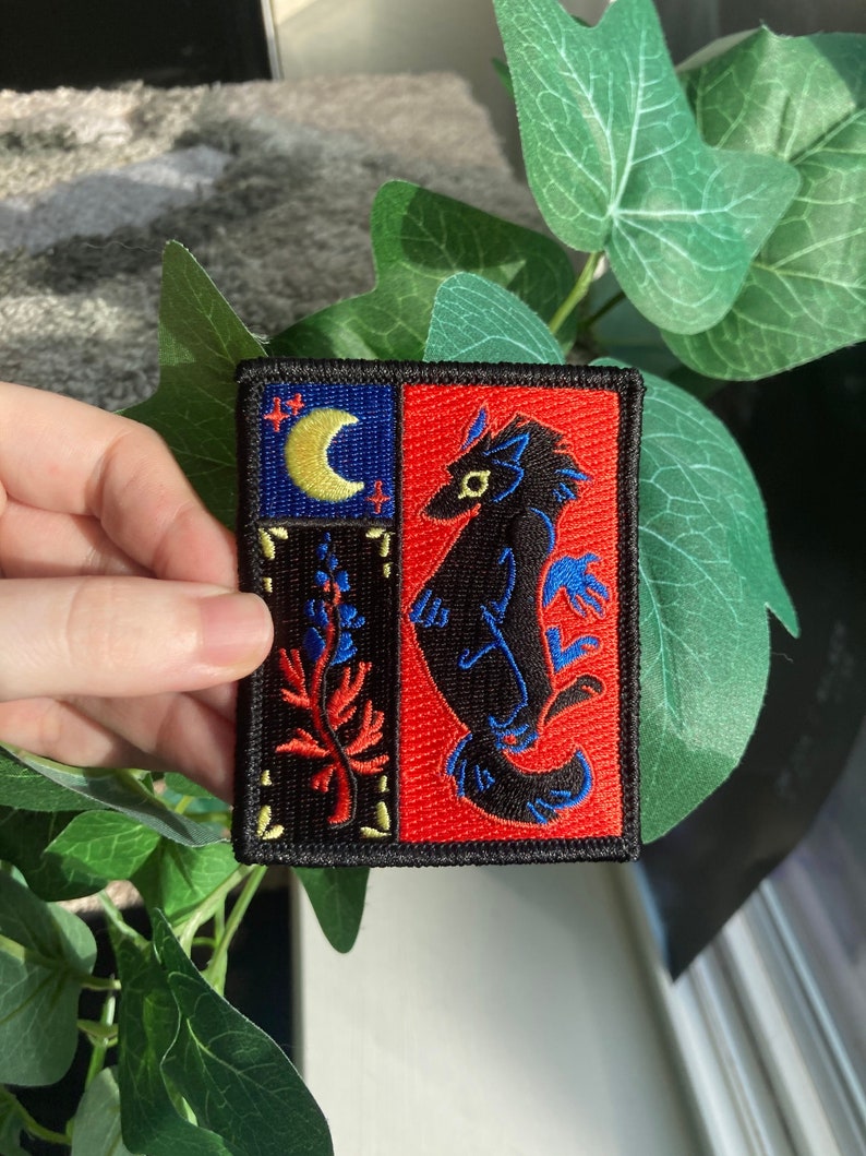 Werewolf Iron-on Patch - Etsy