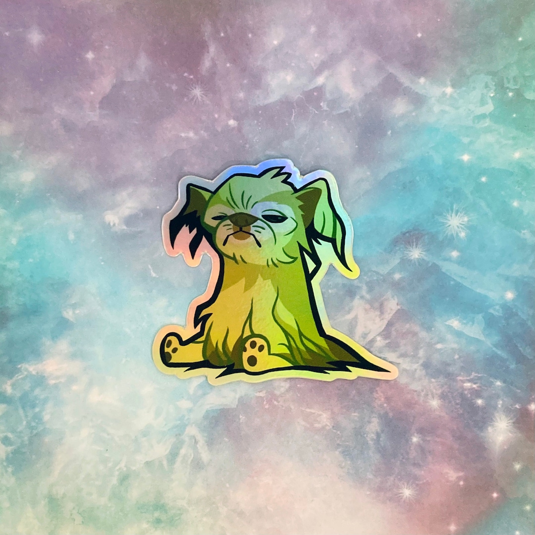 Holo Gunch Sticker - Etsy
