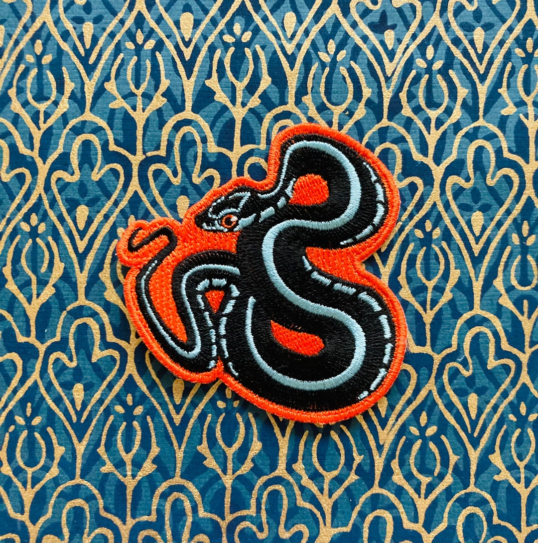 Garter Snake Iron-on Patch - Etsy