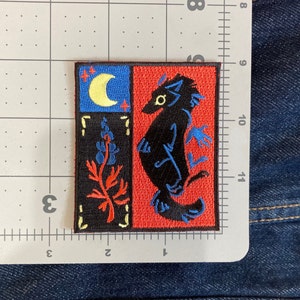 Werewolf Iron-on Patch - Etsy
