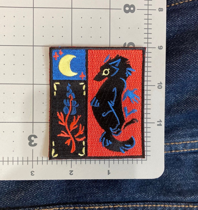 Werewolf Iron-on Patch - Etsy
