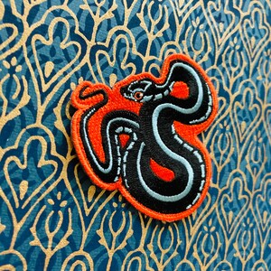 Garter Snake Iron-on Patch - Etsy