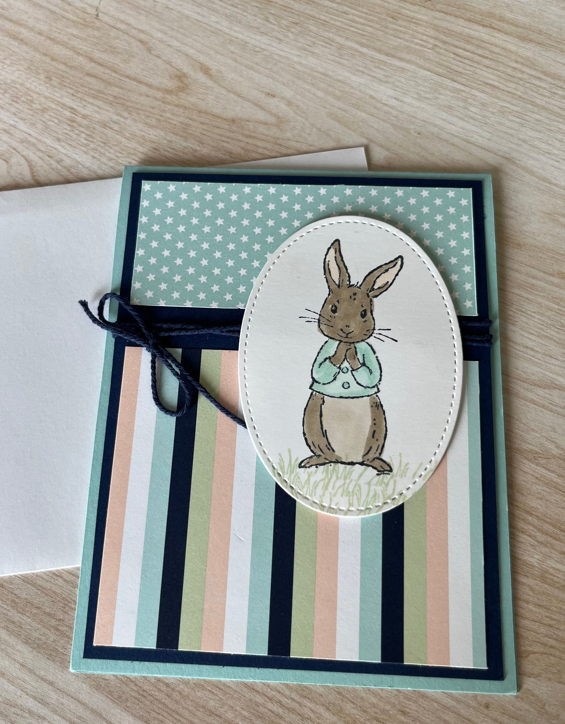 Mr. Bunny Says Happy Spring Greeting Card - Etsy
