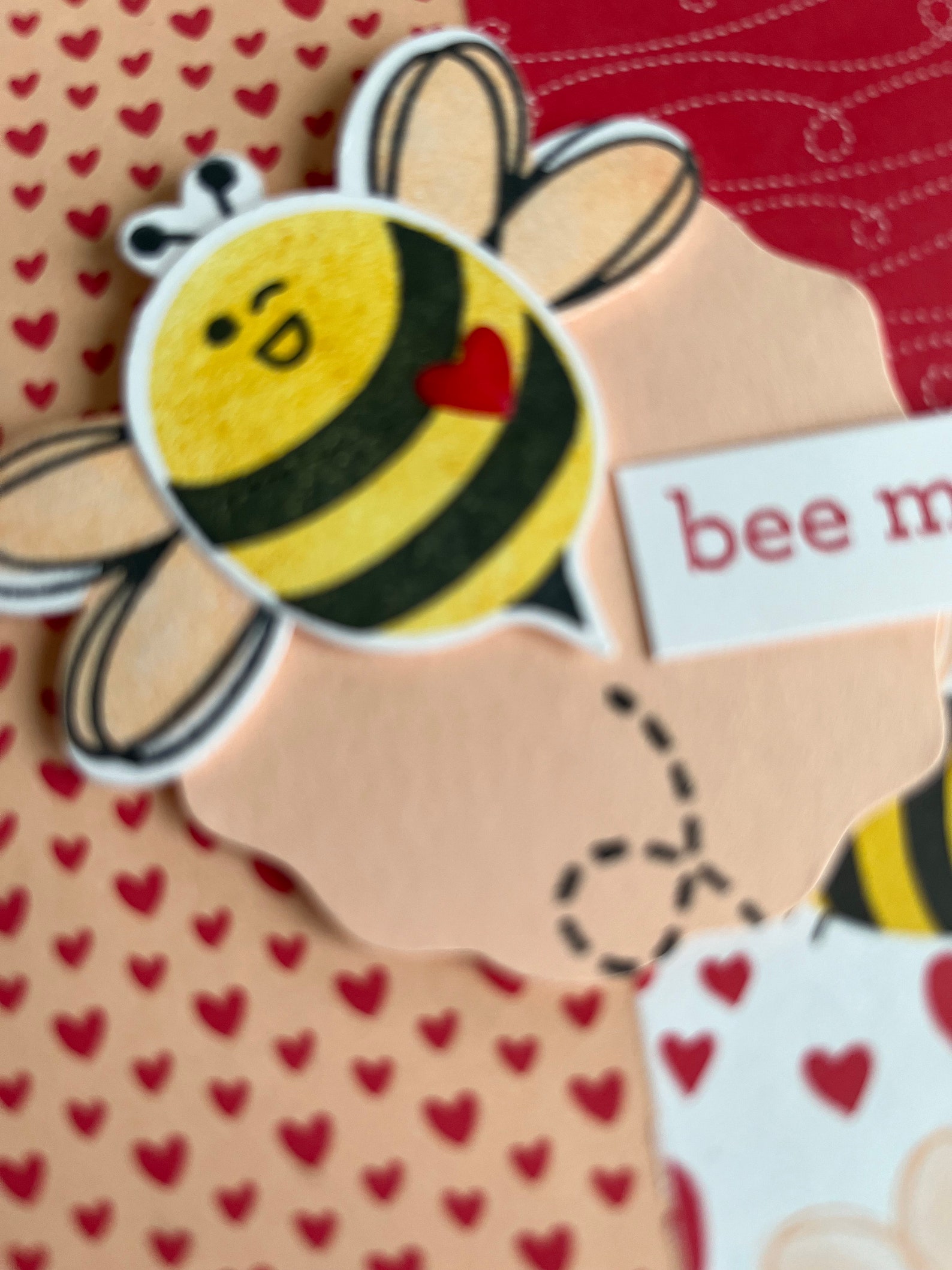 Adorable Bee Mine Valentine Greeting Card - Etsy