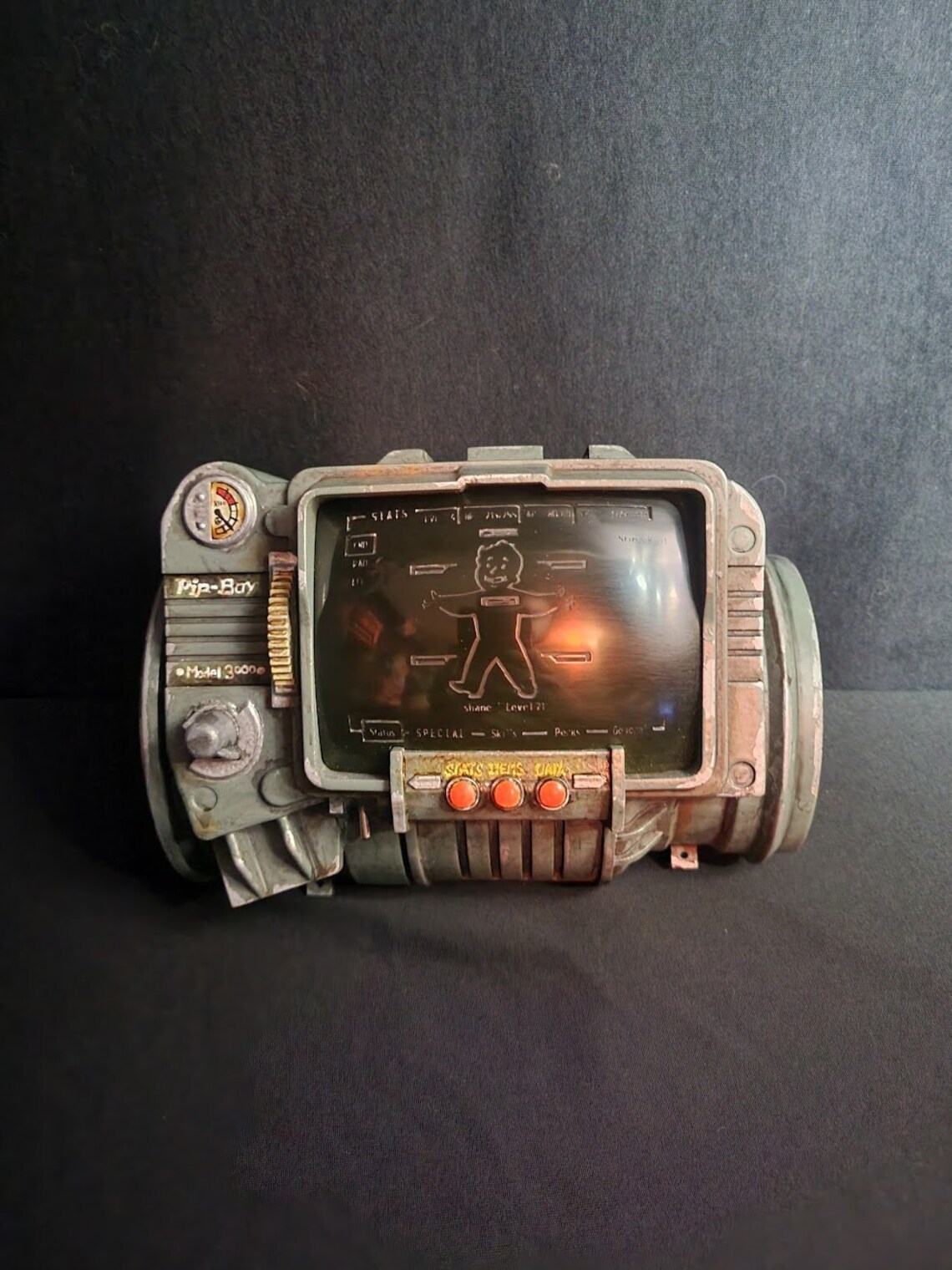 Pip-boy Model3000, Fallout New Vegas - Wearable Prop With LED Screen - Etsy