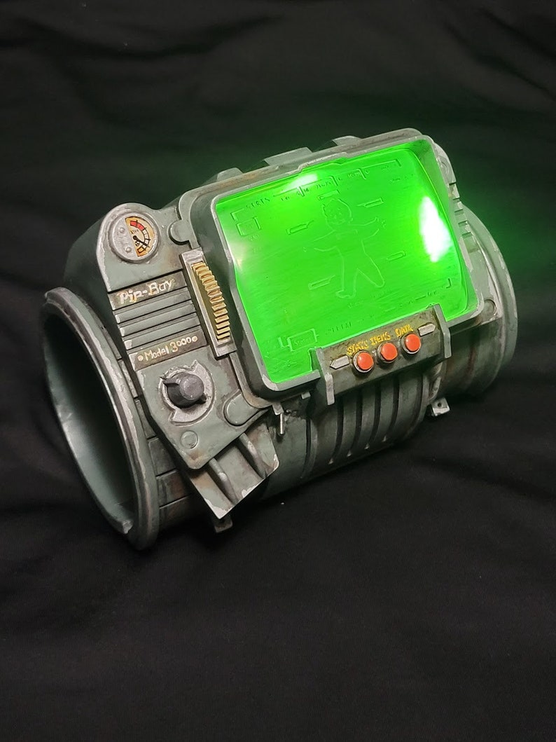 Pip-boy Model3000, Fallout New Vegas - Wearable Prop With LED Screen - Etsy