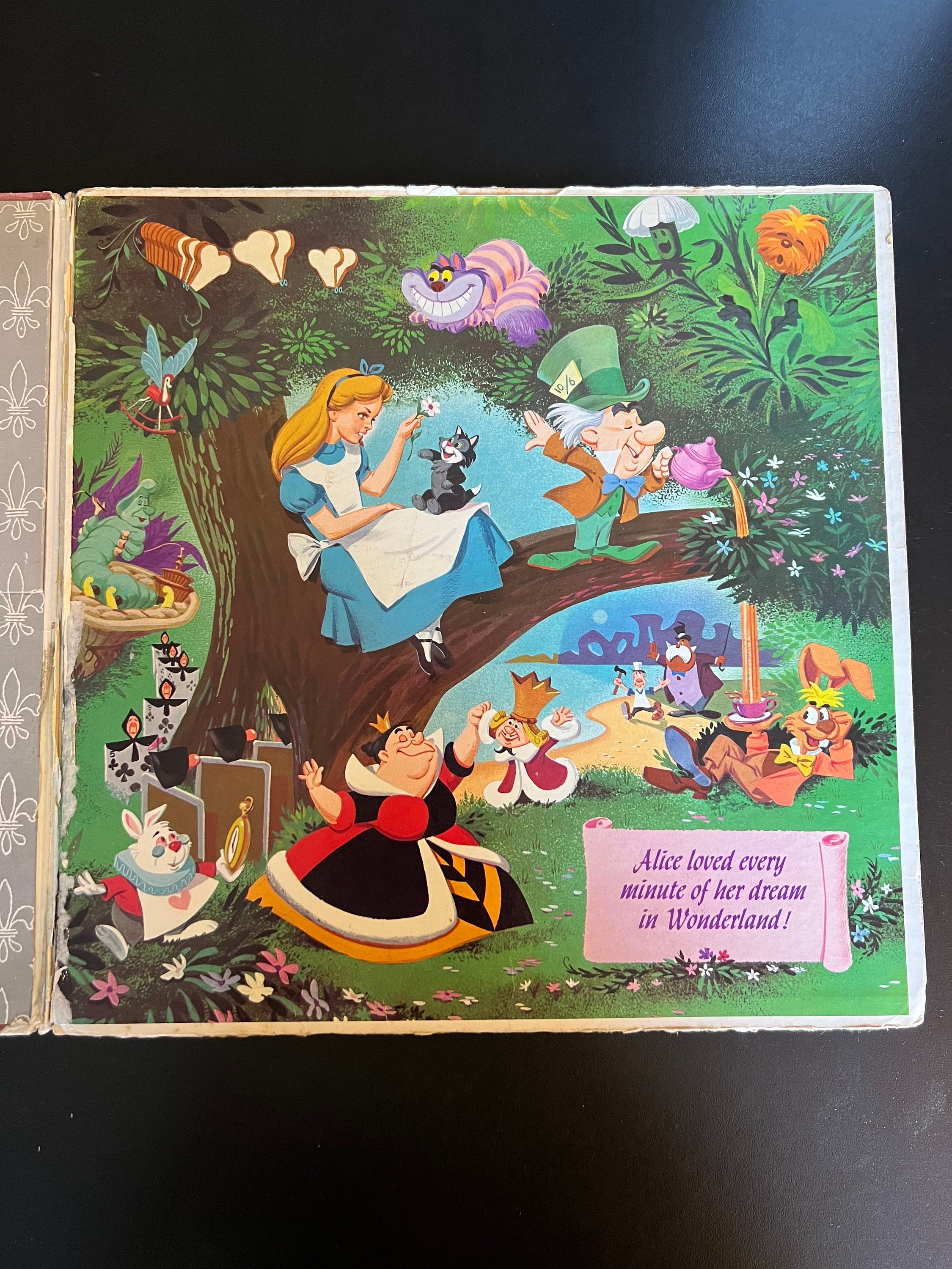Walt Disney’s Alice in Wonderland Record Album - Etsy