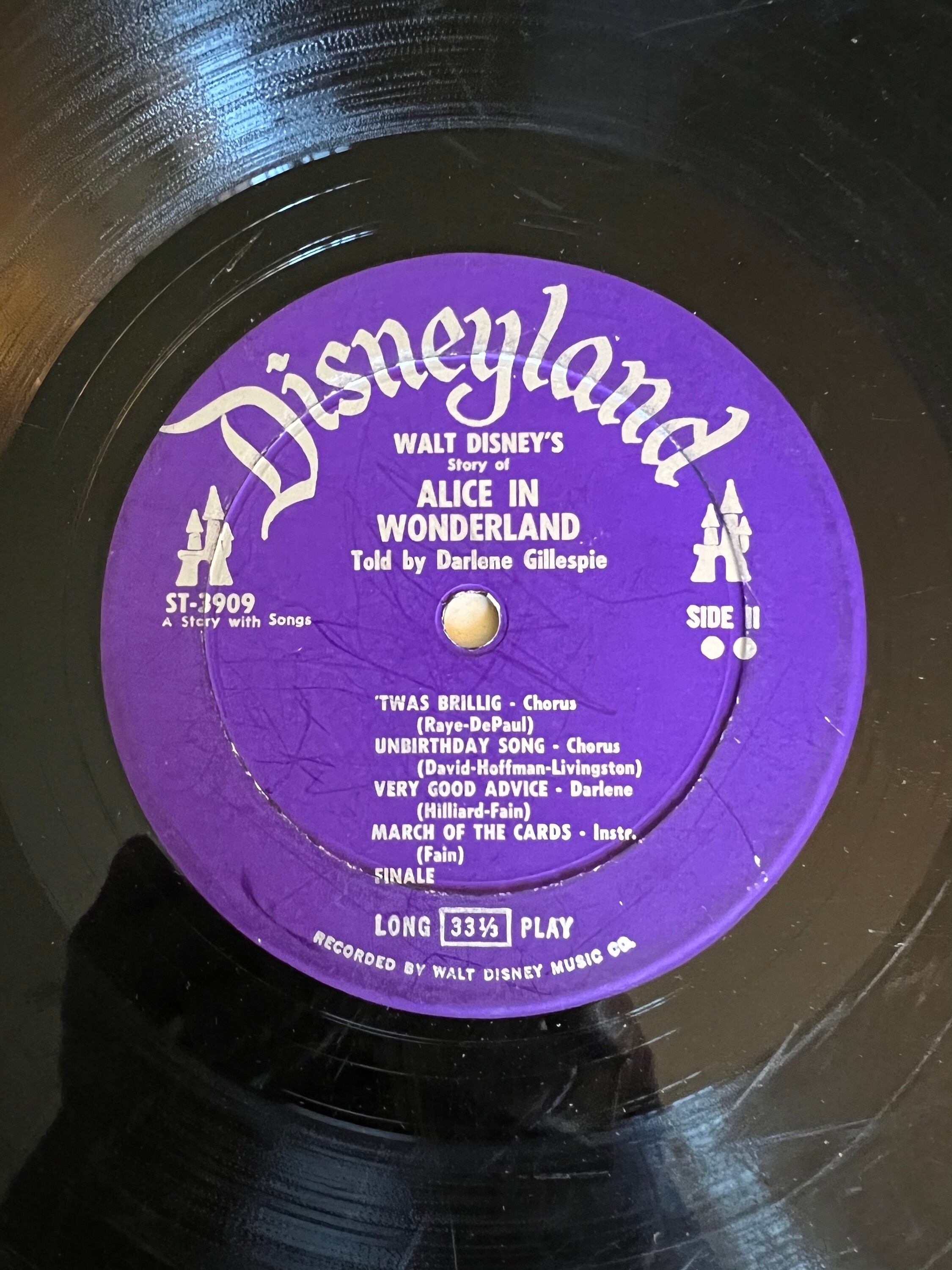 Walt Disneys Alice in Wonderland Record Album - Etsy