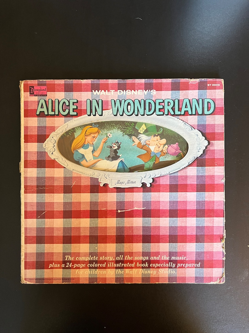 Walt Disney’s Alice in Wonderland Record Album - Etsy