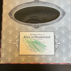 Walt Disney’s Alice in Wonderland Record Album - Etsy