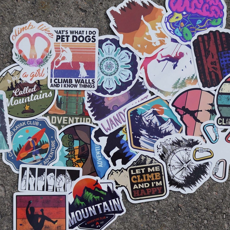 Climbing Stickers - Etsy