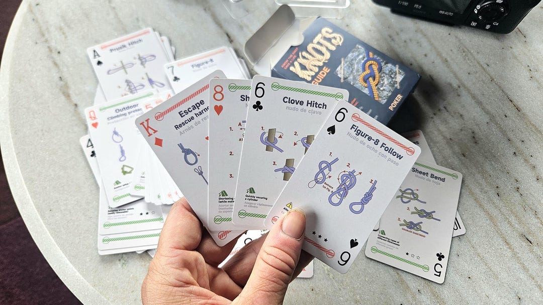 Knot Cheat Cards Deck: 54 Playing Cards (poker Set) - Outdoor Survival ...