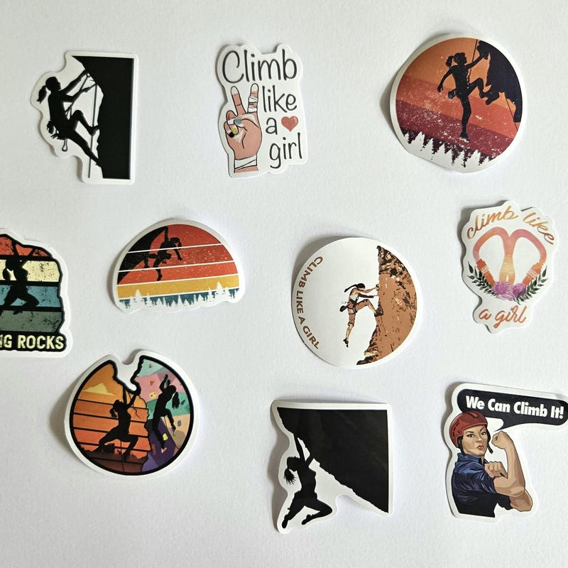 Climbing Stickers - Etsy