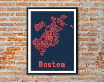 Digital Print Boston Art Octopus Tentacles Boston Map - Etsy