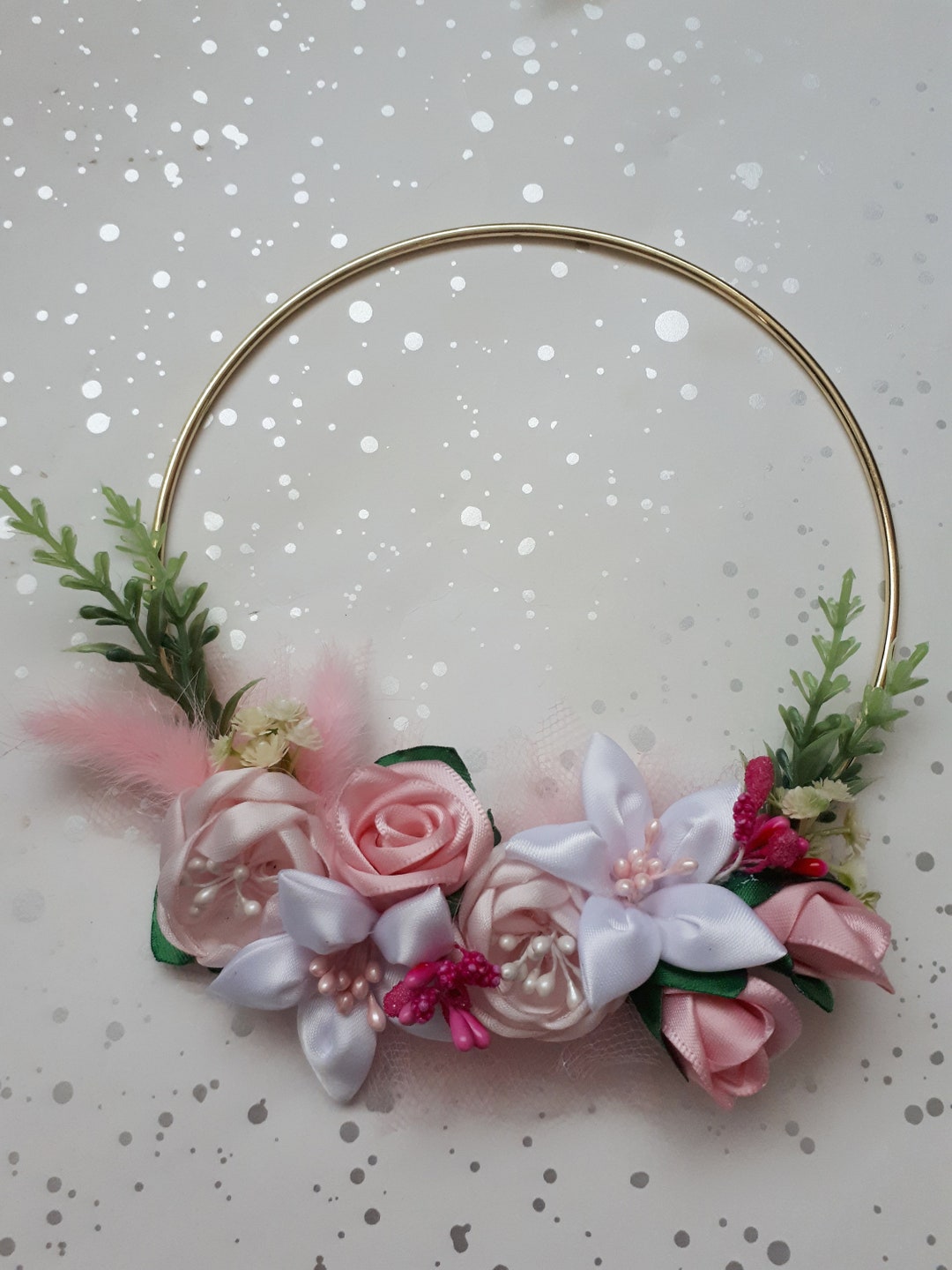Flower Girl Hoop, Wedding Flower Hoop - Etsy