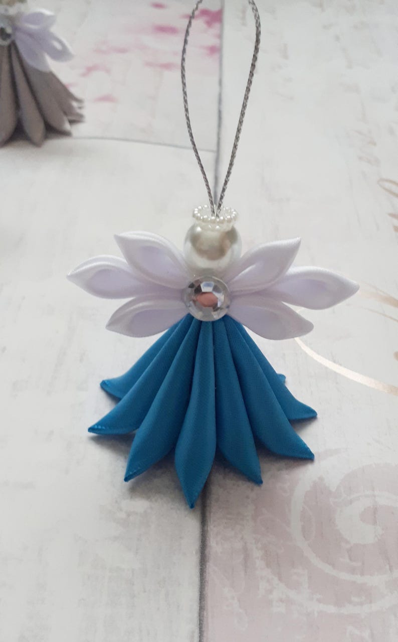 Kanzashi Angel, Christmas Angel , Christmas Angel Decorations - Etsy
